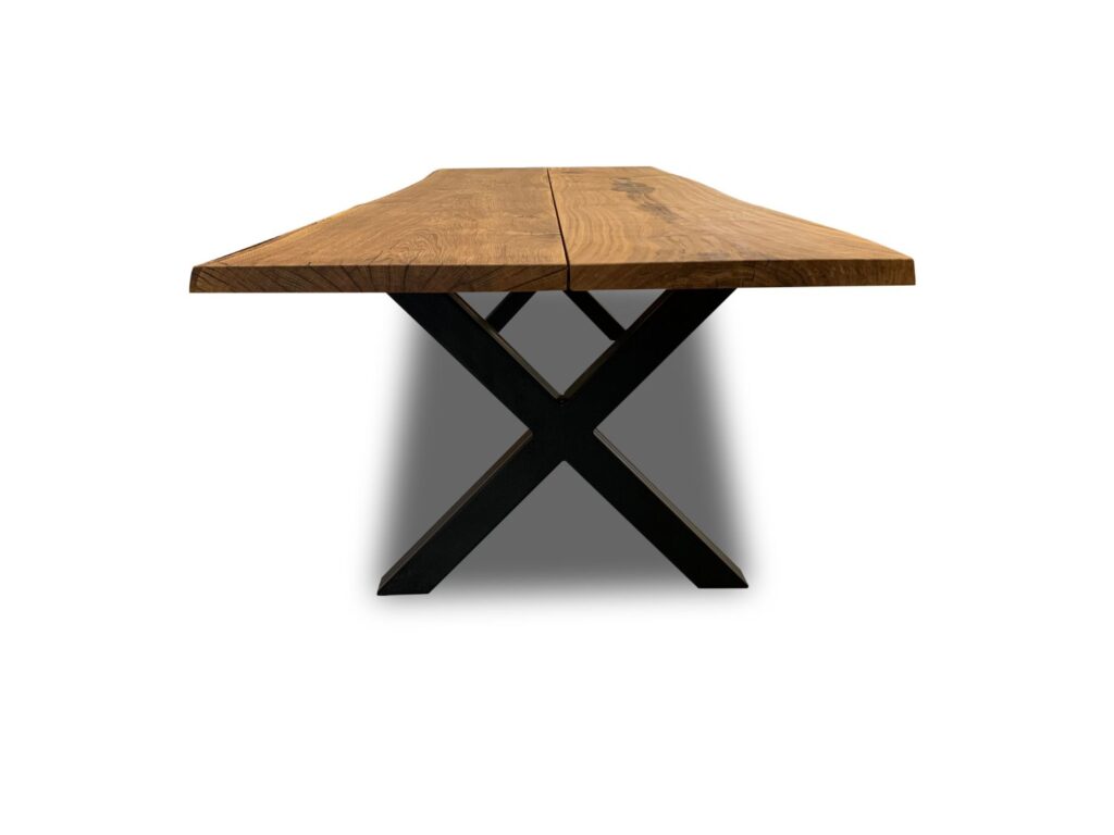 300 cm plankebord i massivt egetræ - Naturolieret plankebord